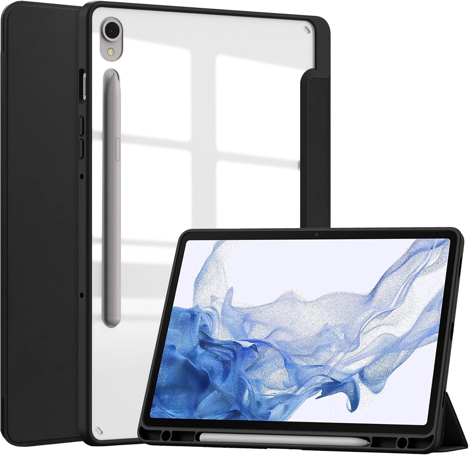 MGUEIAO Compatible with Sansung Galaxy Tab S10 FE for Case,Trifold ...