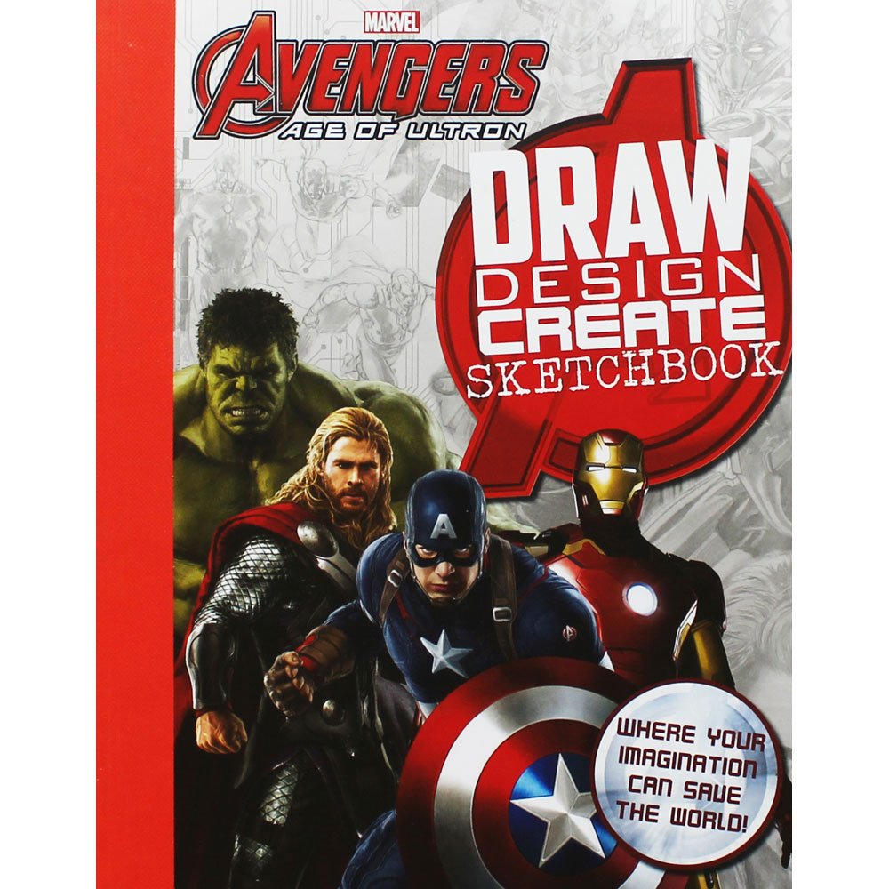 Marvel Avengers Age of Ultron Draw, Inspire, Create Sketchbook: Amazon ...