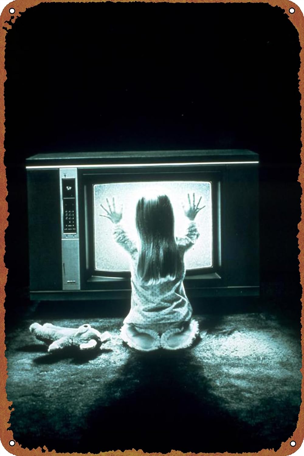 Amazon.com : Poltergeist Movie Poster Vintage Tin Sign Unique Metal ...