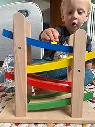 Amazon.com: Play22 Wooden Car Ramps Race - 4 Level Toy Car Ramp Race ...