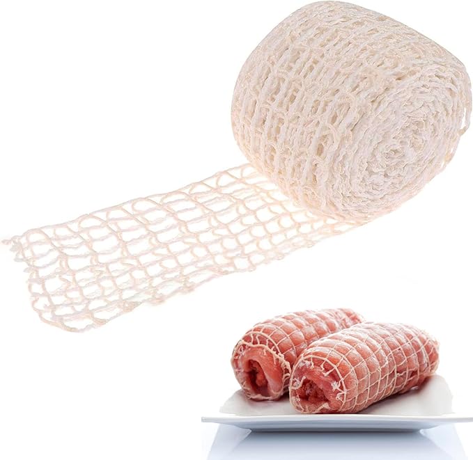 Amazon.com: ZPOYOT Meat Netting Roll,Size 18,Elastic Smoked Meat ...