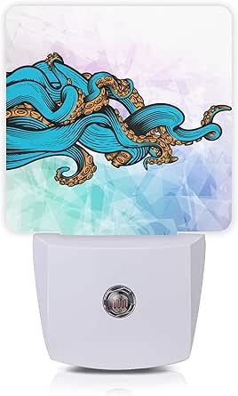 Oeaskly Octopus Night Light,Ocean World Sea Octopus Animal Night Lights ...