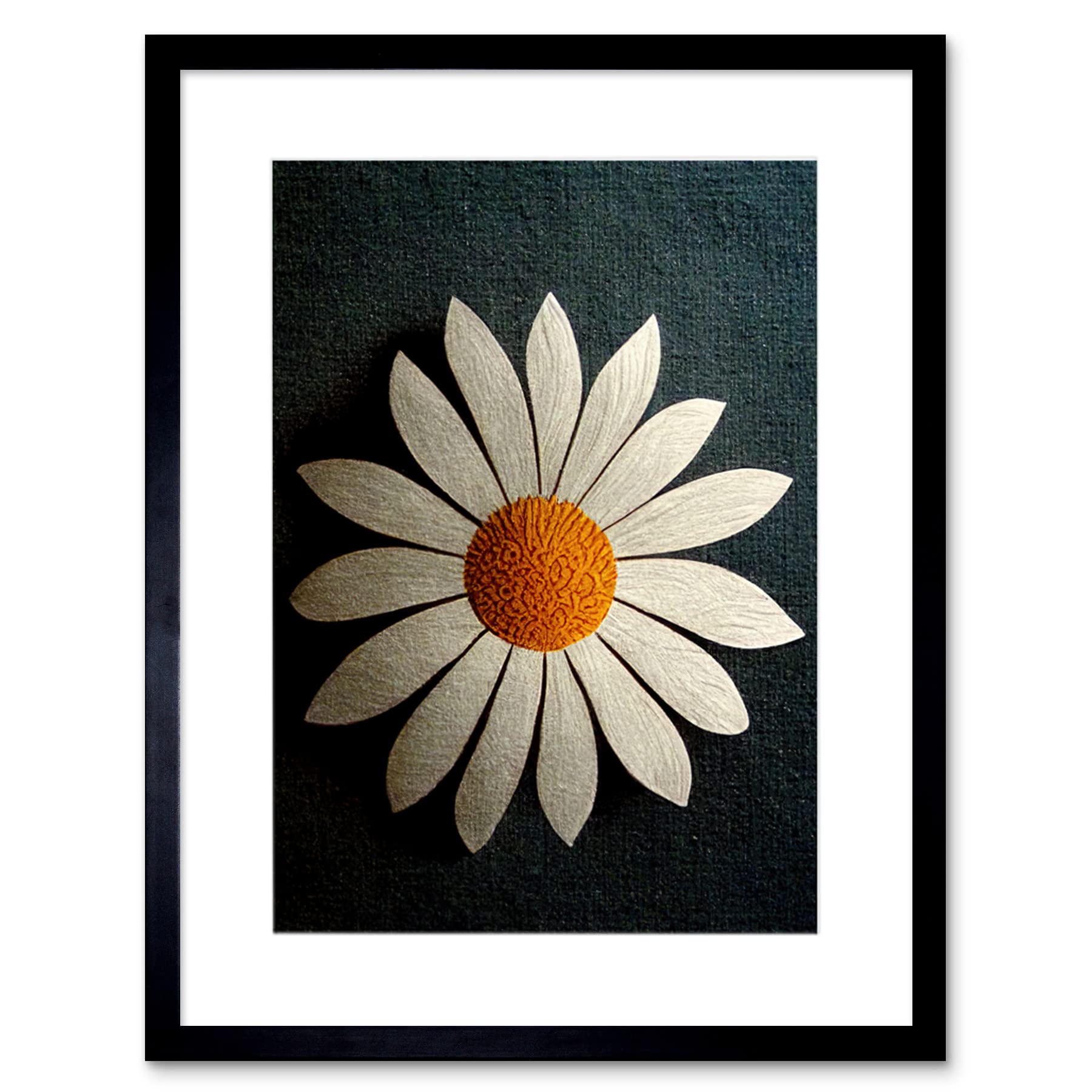 Single Daisy Flower Painting