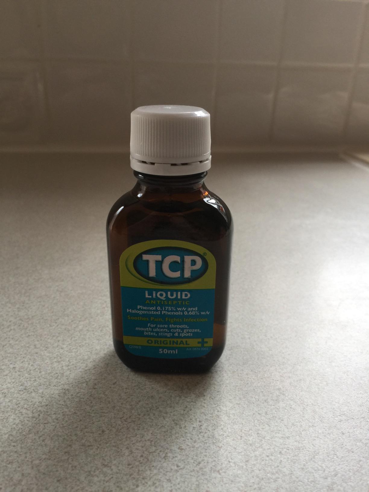 TCP Liquid Antiseptic Original, 50ml : Amazon.co.uk: Health & Personal Care