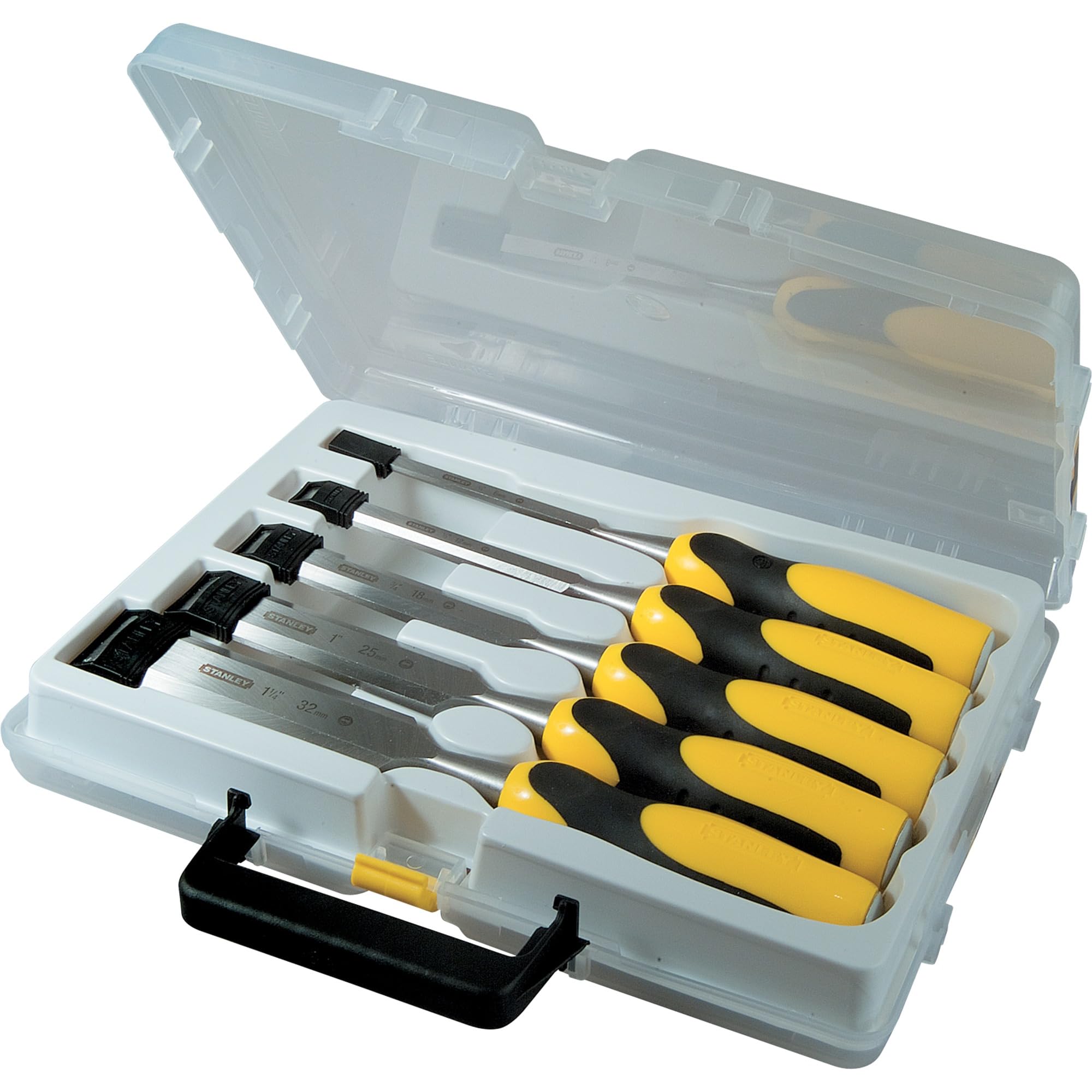 Stanley 216885 Dynagrip Chisel With Strike Cap Set 5 Pieces ...