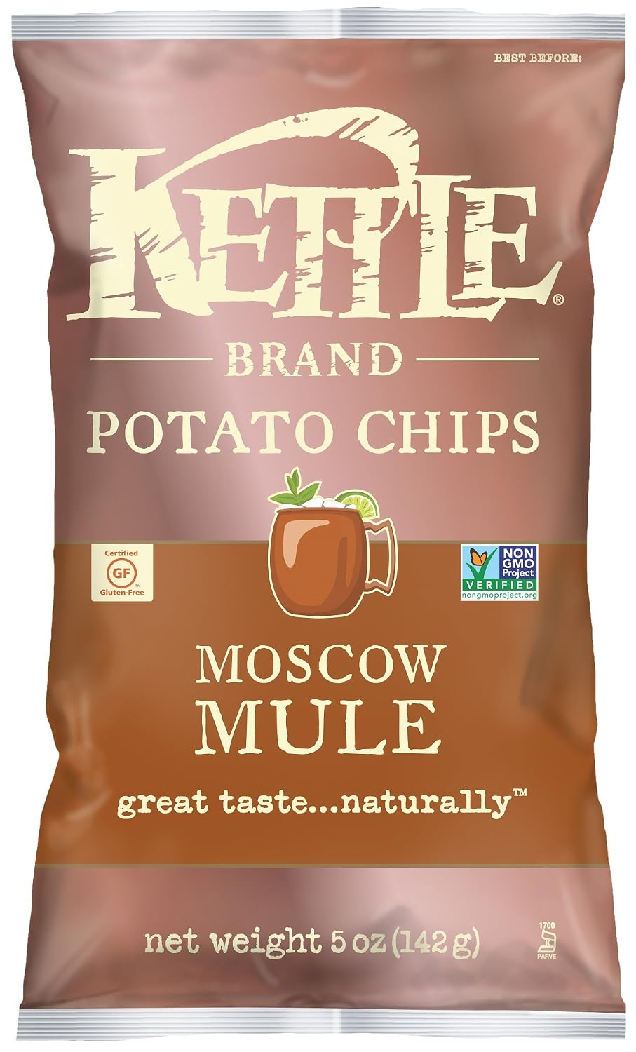 Amazon.com: Kettle Brand Potato Chips, Moscow Mule, 5 Ounce (Pack of 15)