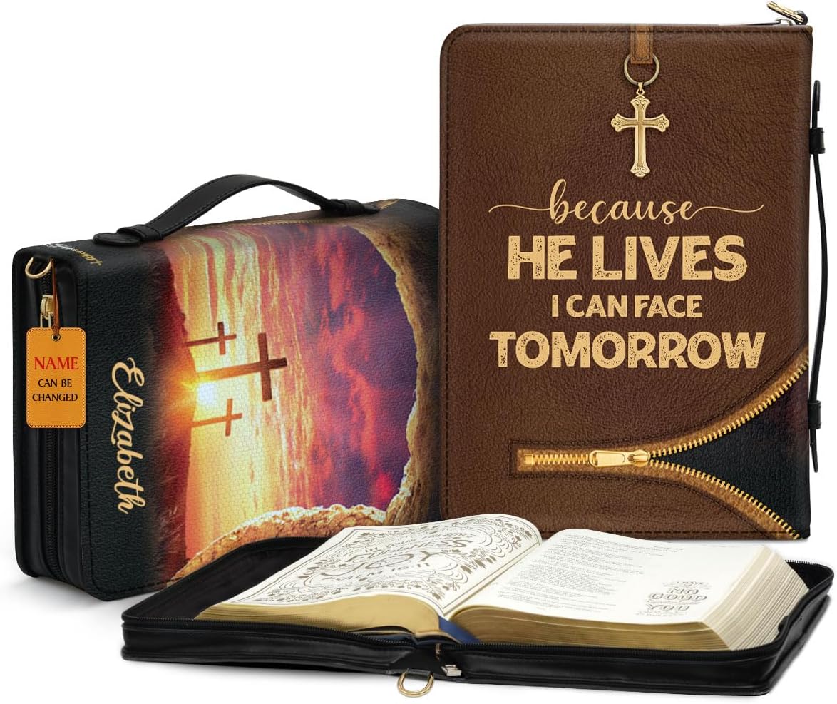 Amazon.com: Jesuspirit Personalized Leather Bible Covers - Customized ...