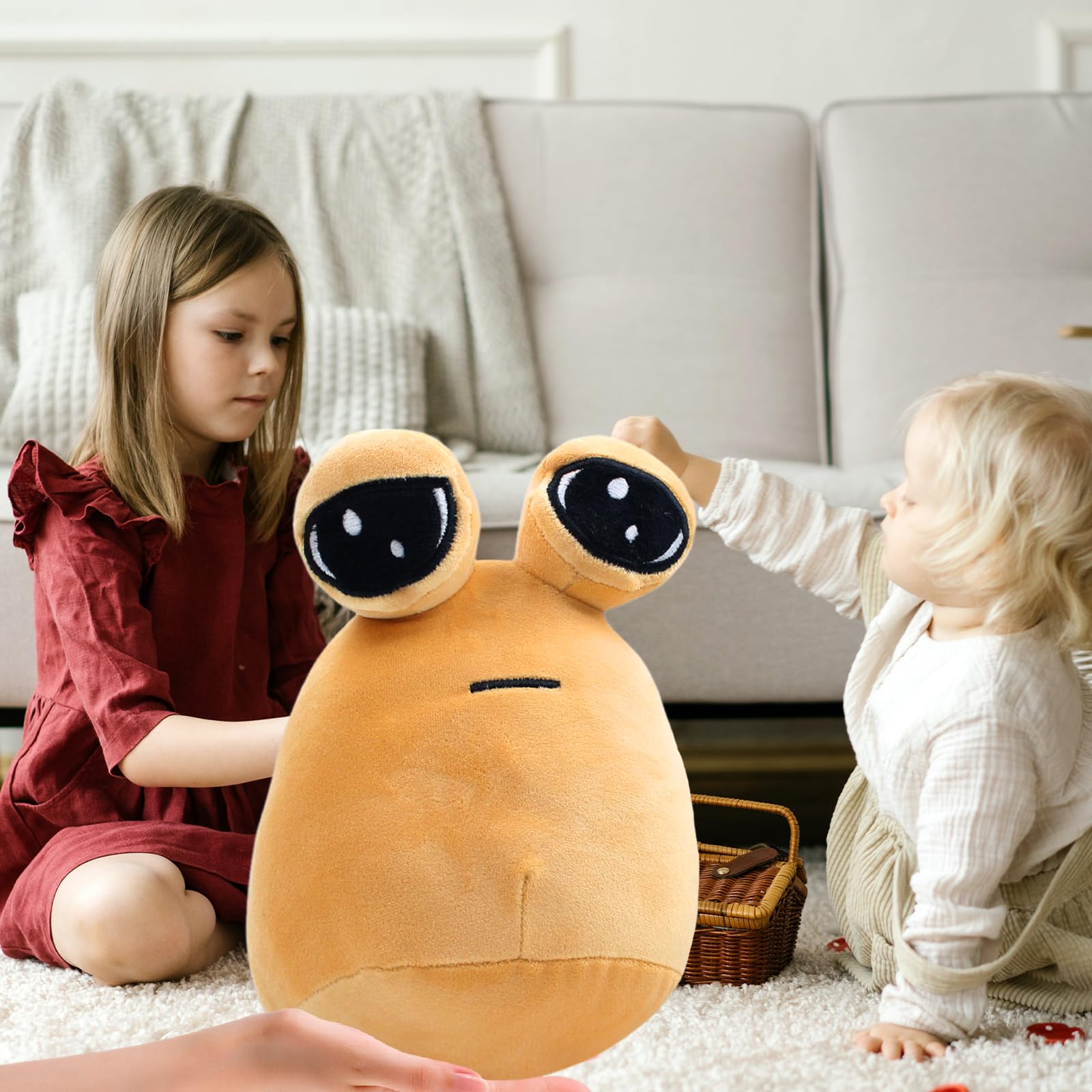 8.7in Pou Plush, Alien Pou Plush Toy, Alien Plushie Stuffed Animal Pou ...