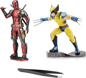Metal Earth - Juego de 2 modelos de metal 3D Marvel - Paquete Deadpool ...