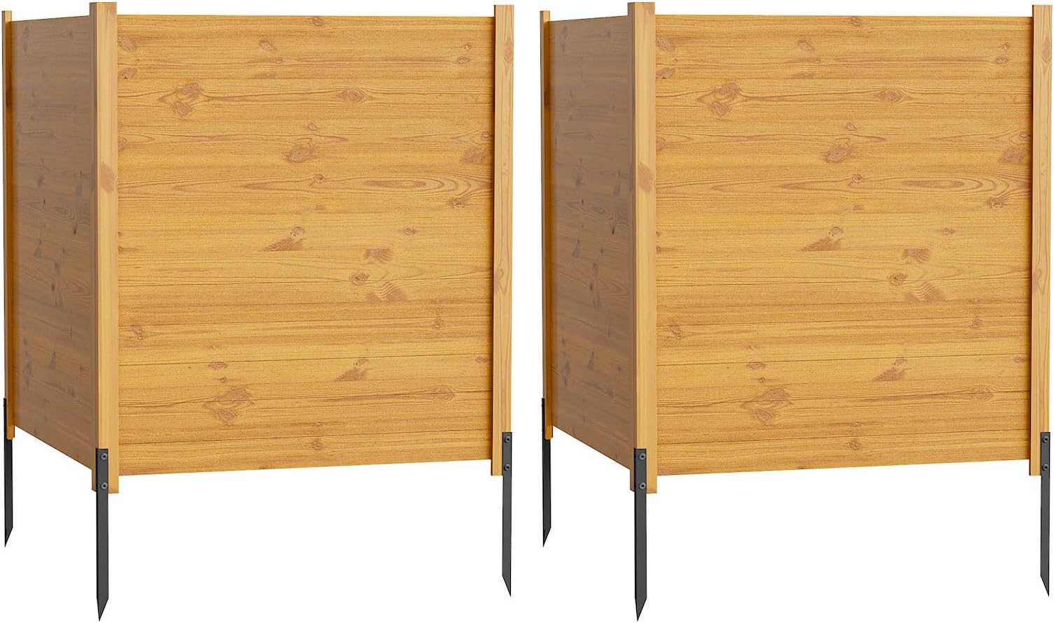 Amazon.com: APRILSOUL 4 Panels Privacy Fence Panels for Outside, 38" W ...