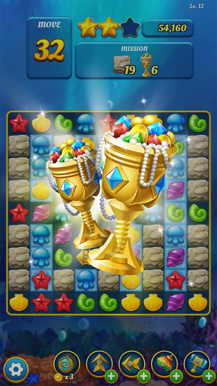 Ocean Splash Match 3: Free Puzzle Games - App on Amazon Appstore