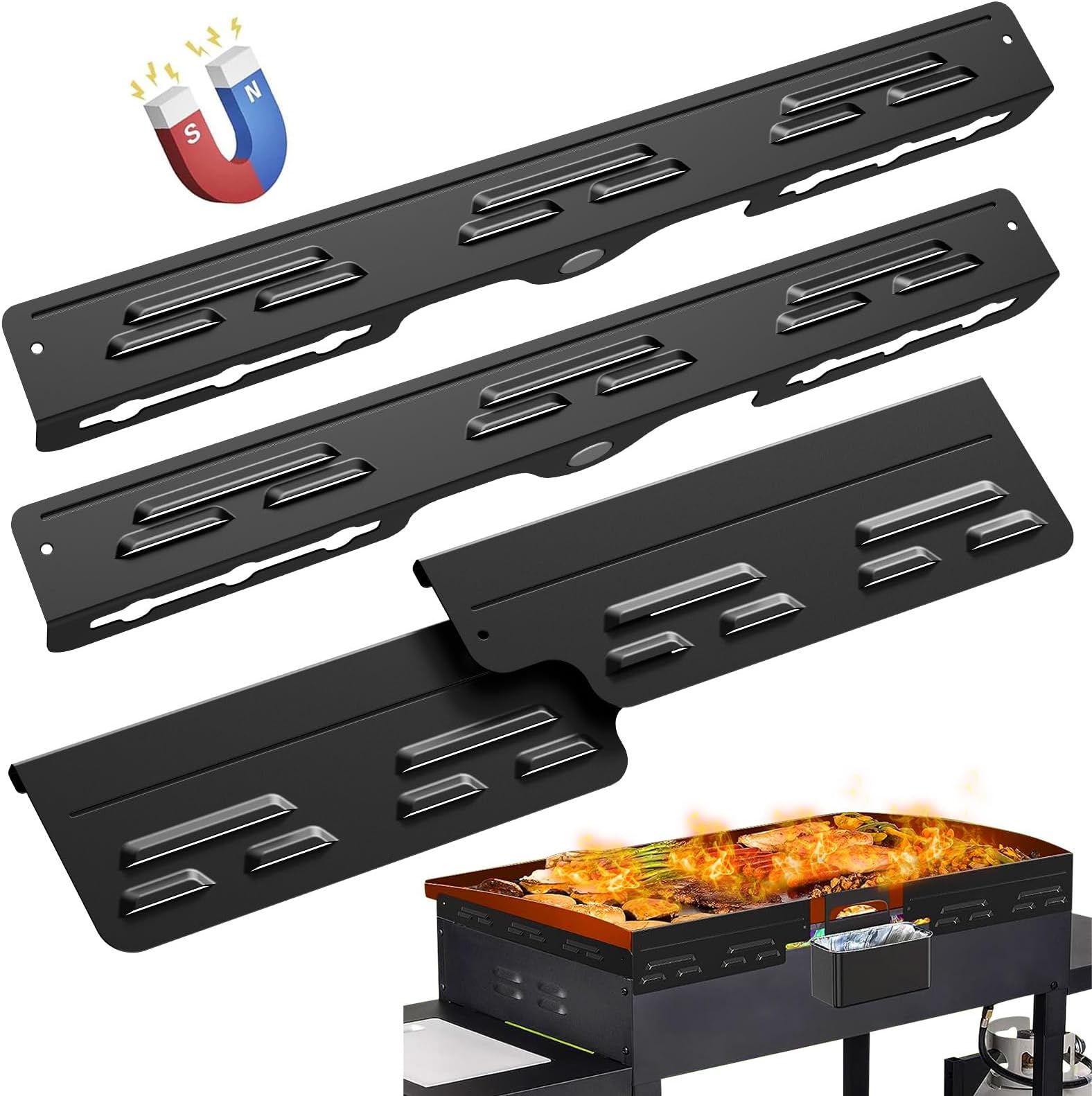 Amazon.com: Upgraded Magnetic Wind Guards for Blackstone Griddle 36 ...