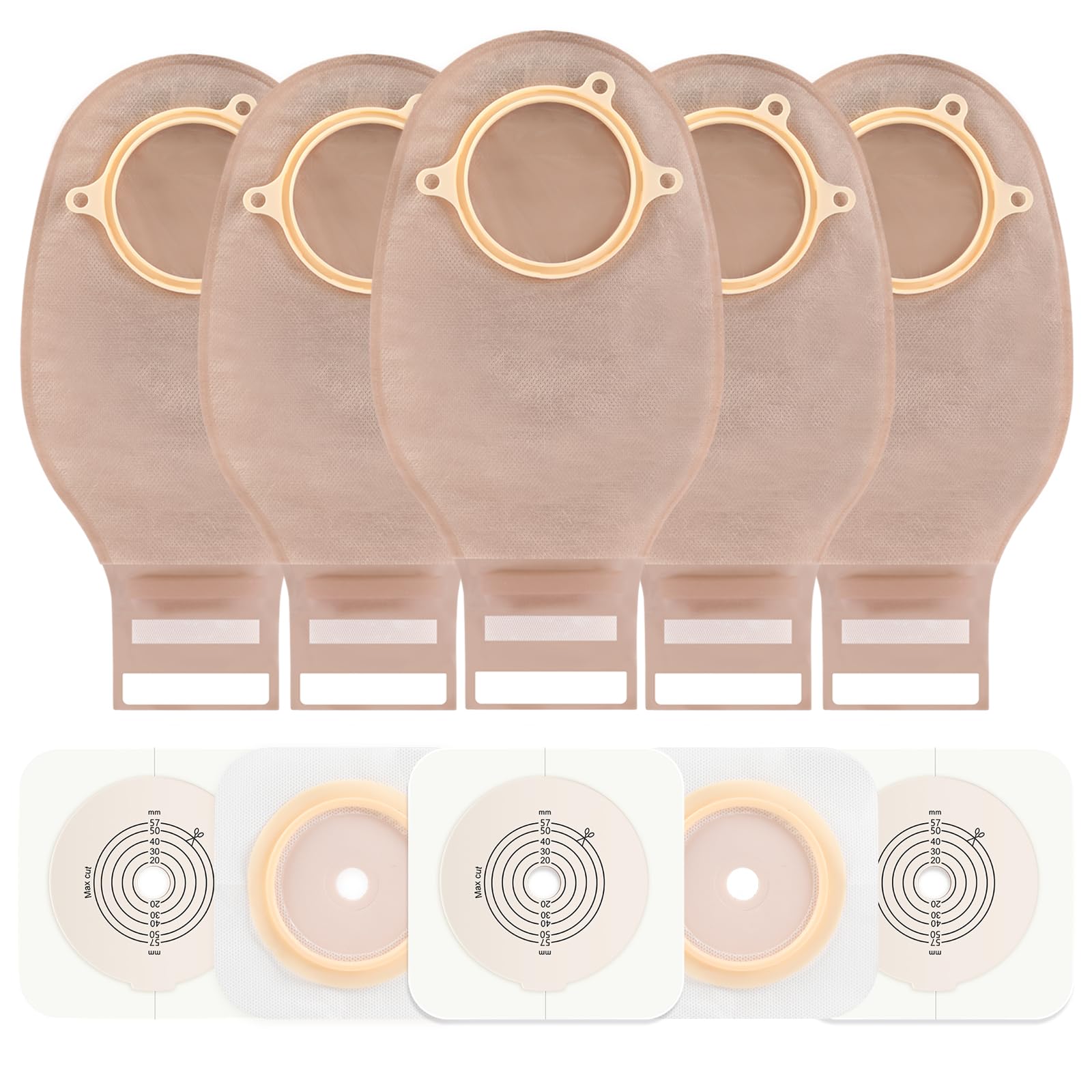 Amazon.com: Steawoce Colostomy Bags, 20 PCS Ostomy Supplies Two Piece ...