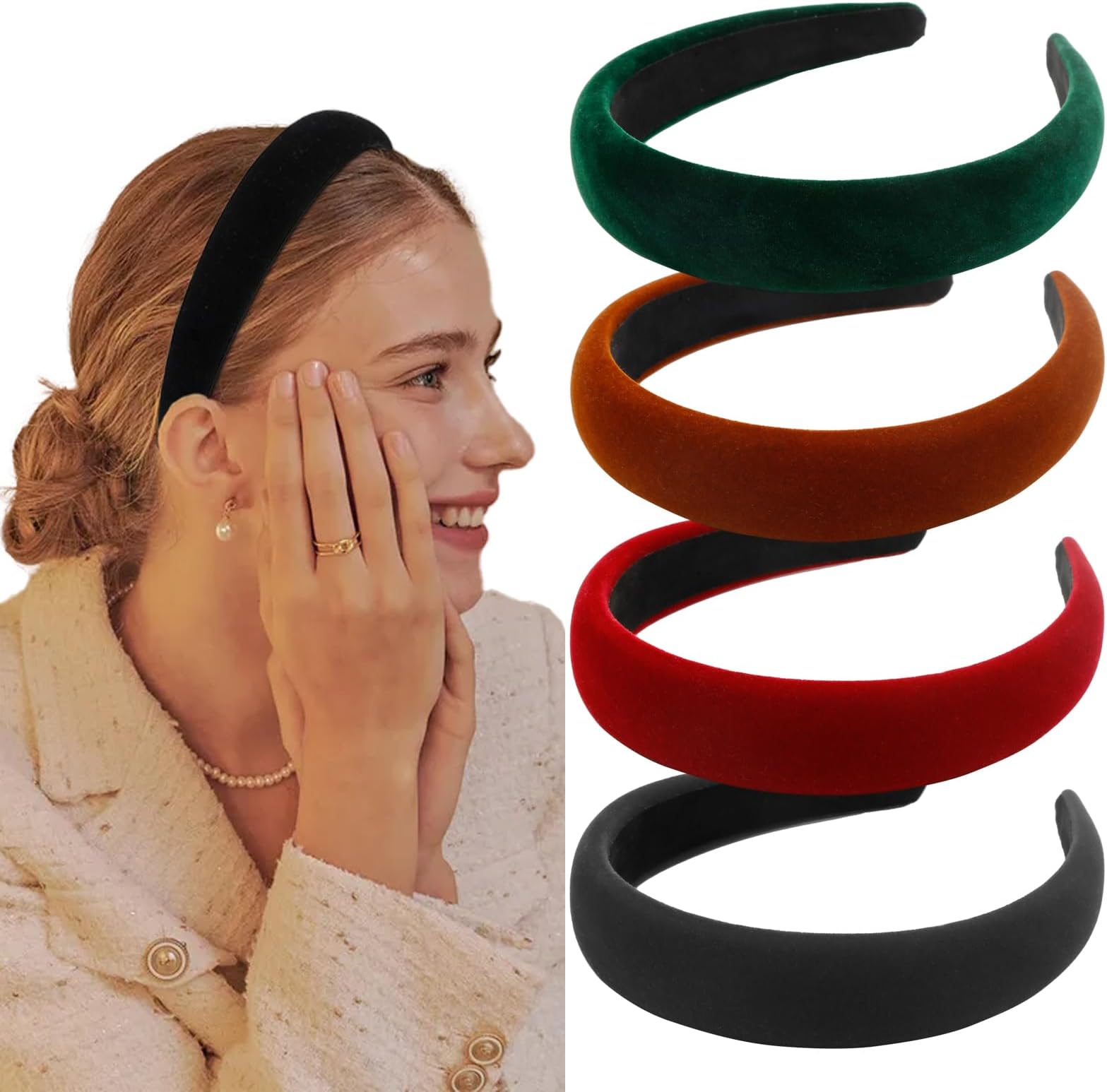 Amazon.com : Ivyu Headbands Women Hair Head Bands - 6 Pcs Diademas Para ...