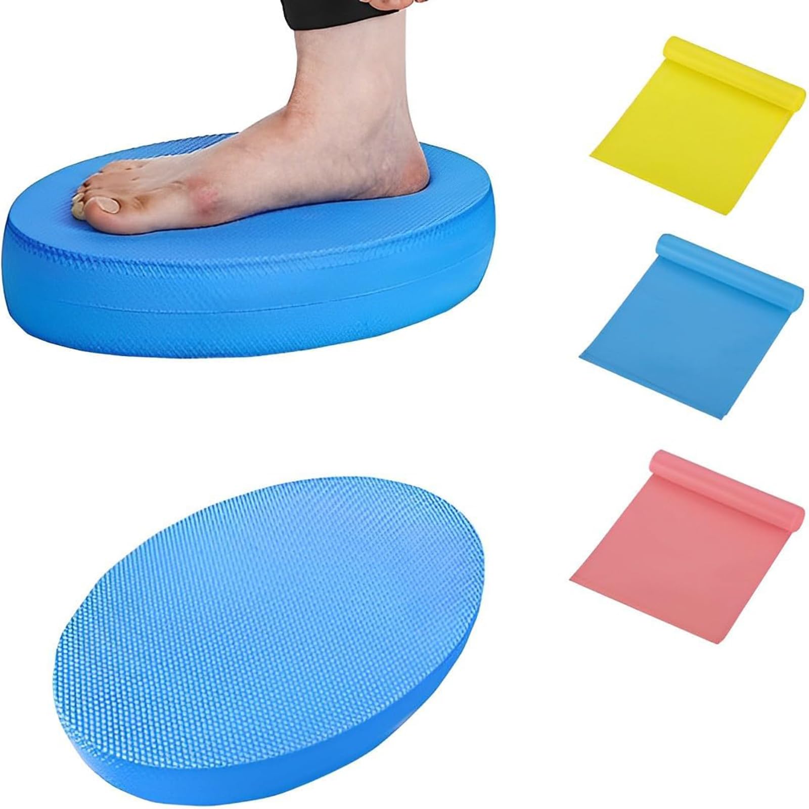 Rayyan Foam Balance Pad Set, Anti-Slip Stability Trainer Pad with 3 ...