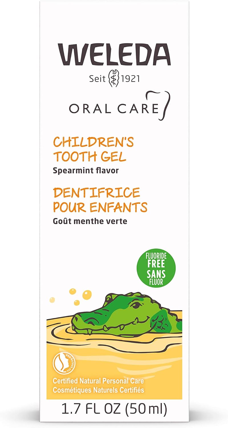 Amazon.com: Weleda Oral Care Children's Tooth Gel, 1.7 Fluid Ounce ...