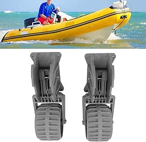 Amazon.com: Inflatable Boat Launching Wheel, Lightweight 2pcs Flip Up ...