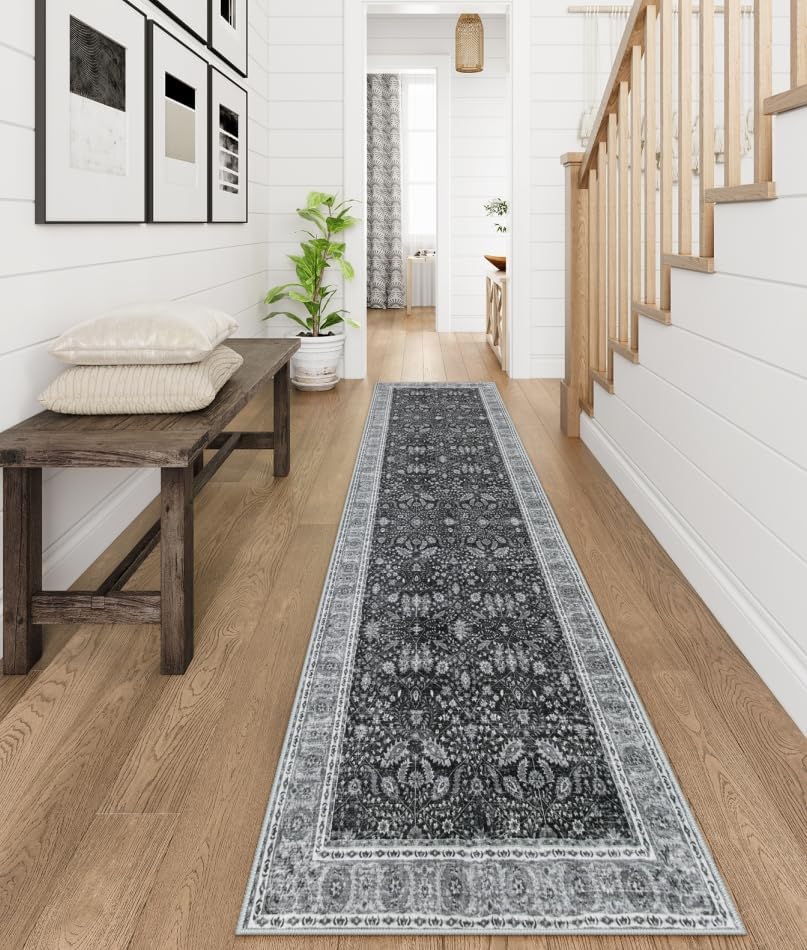 Amazon.com: Lahome Washable Hallway Runner Rug 10ft, 2x10 Rug Runners ...