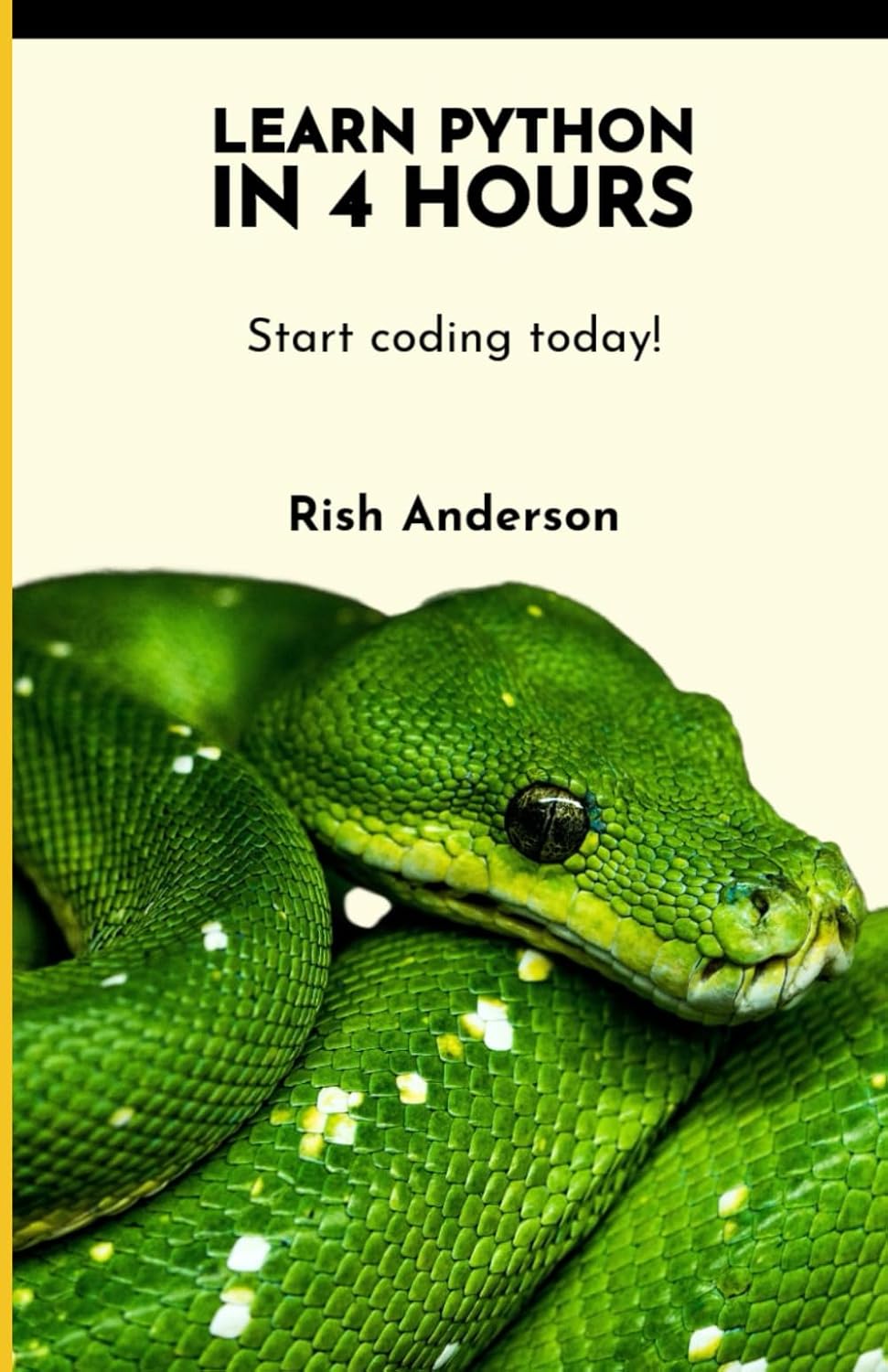 Learn Python In 4 Hours Start Coding Today Anderson Rish