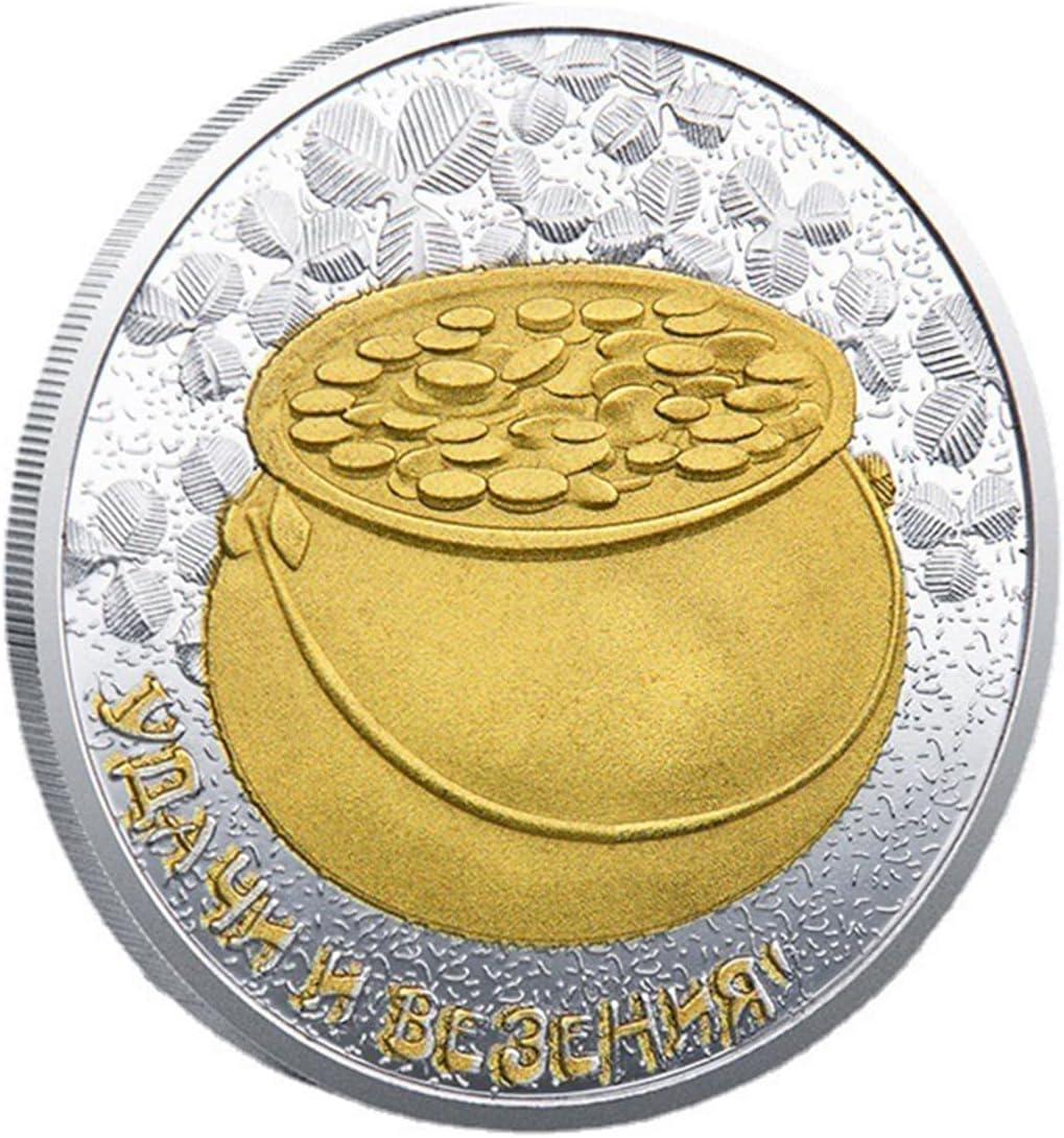 Amazon.com: HARPIMER Lucky Coin Good Luck Charms Treasure Bowl Coin ...