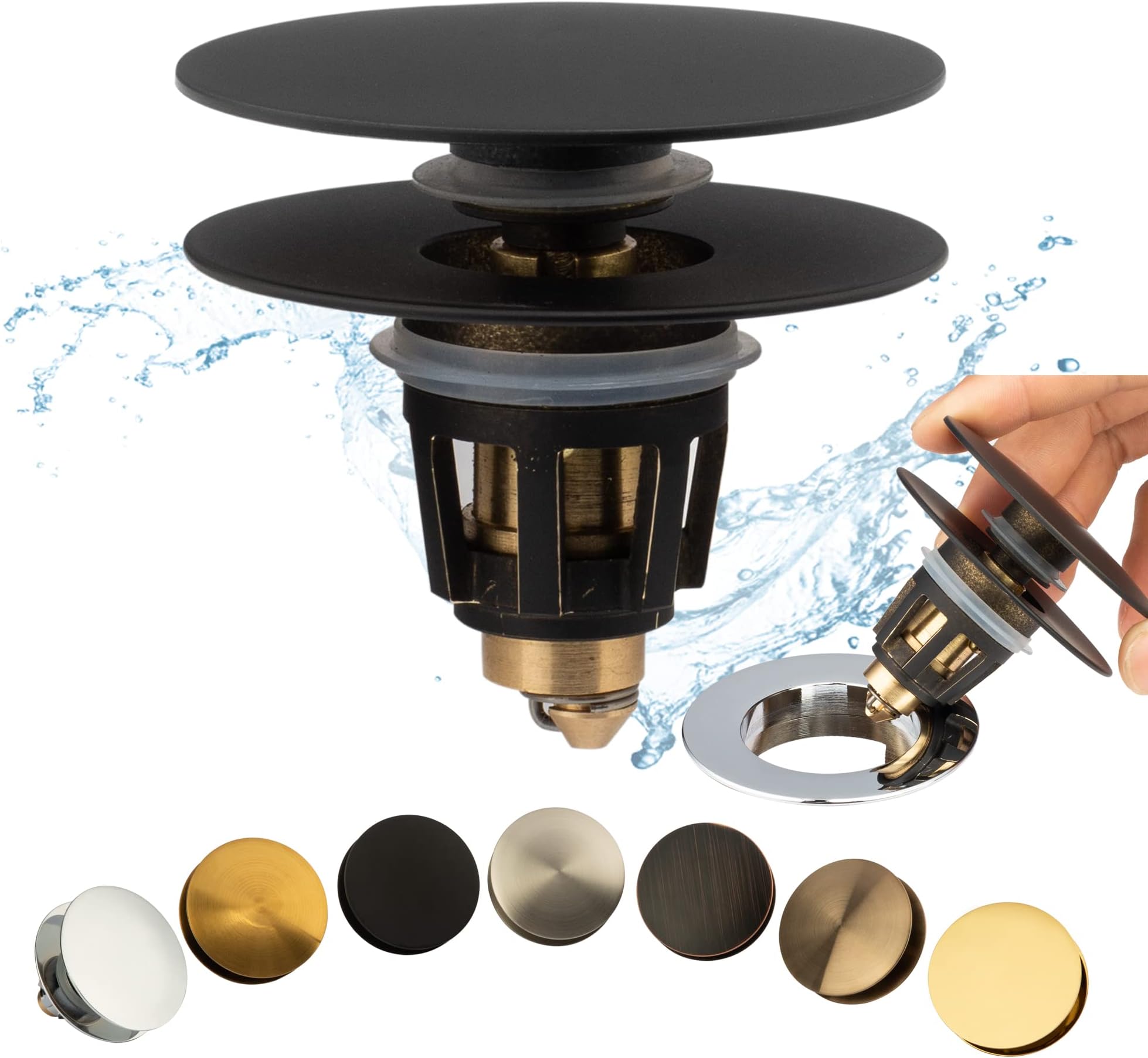 Bathroom Sink Pop-up Stopper Replacement for Lavatory Pop-up Drain ...