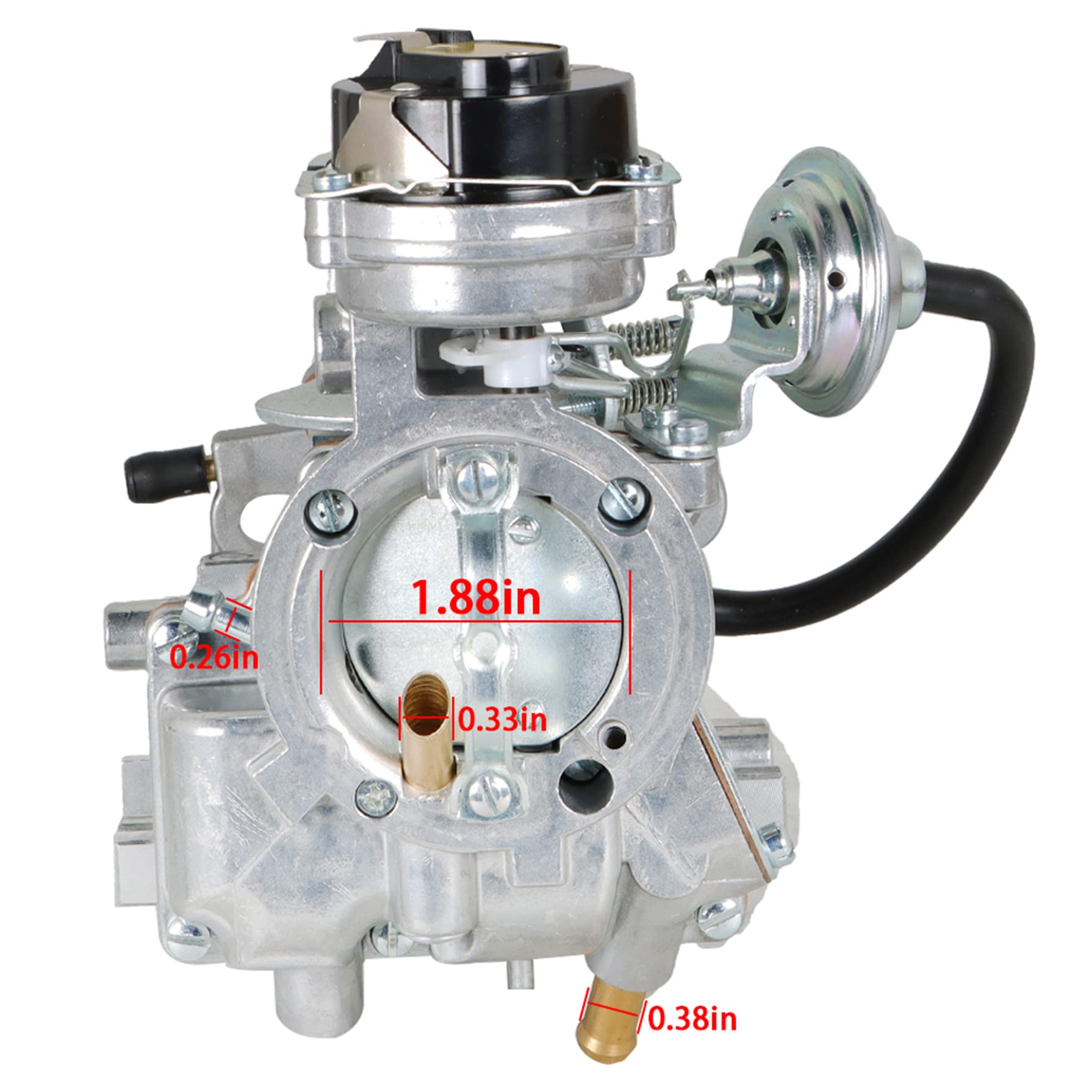 1984 Ford F150 Carburetor ANTUKO 2 Barrel Automatic Choke Carburetor ...