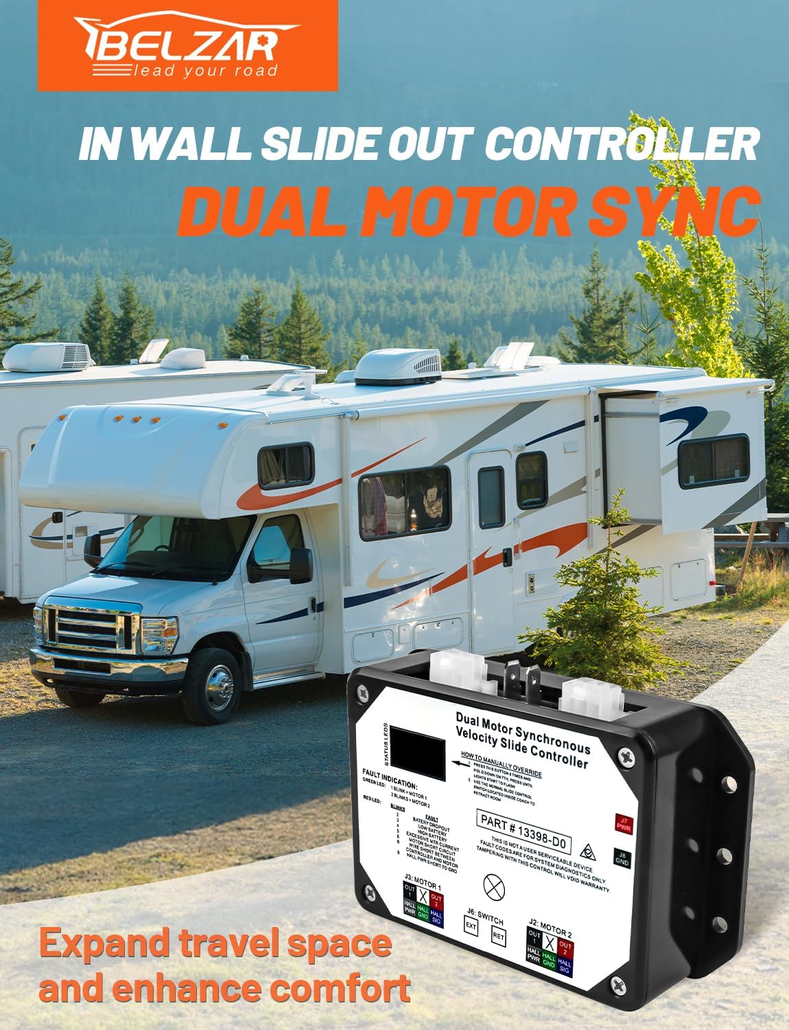 Snapklik.com : 13398-DO RV Slide Controller For in-Wall Slide-Out ...