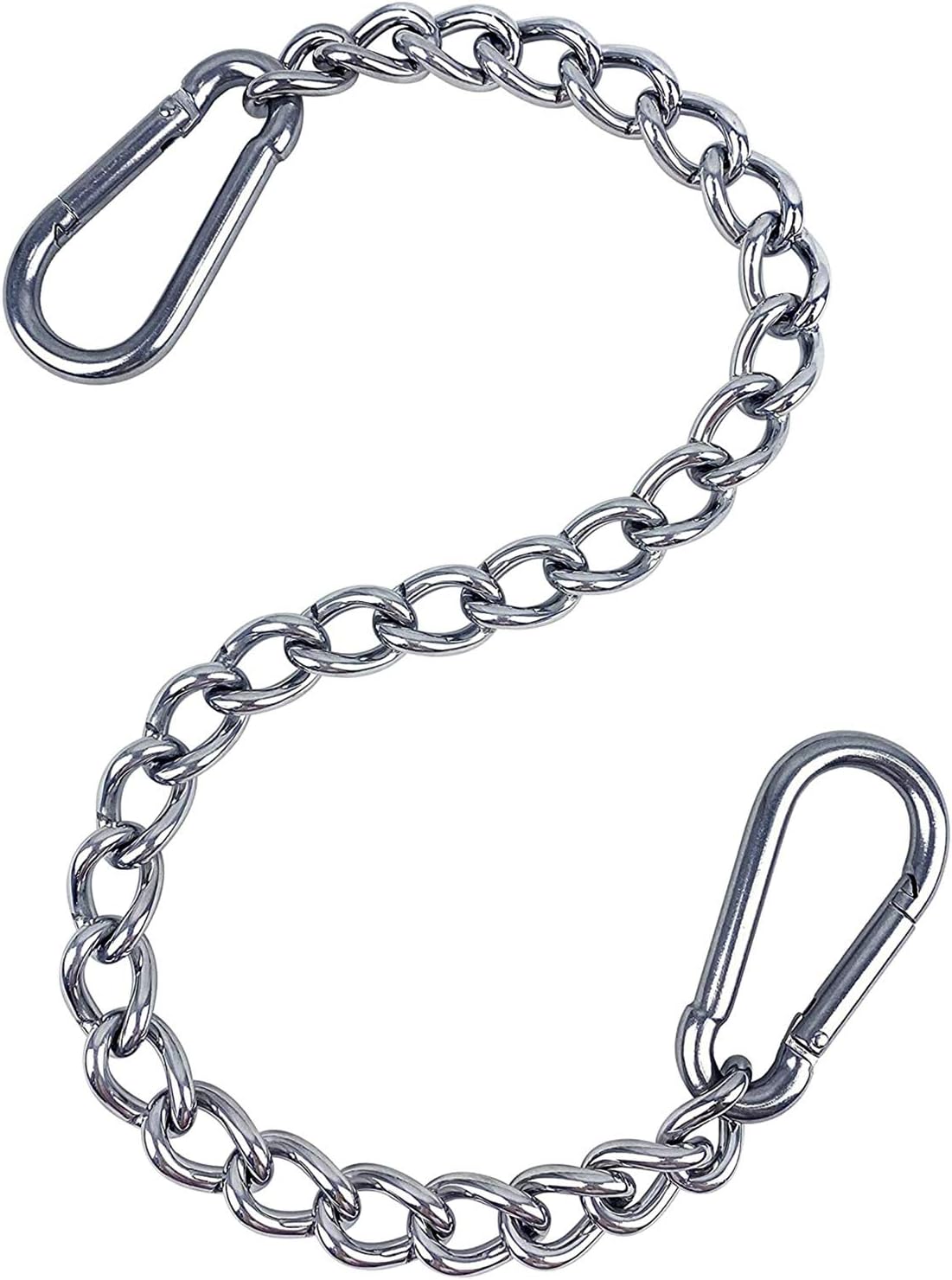Amazon.com: Heavy Duty Hanging Chain with Carabiner, Stainless Steel ...