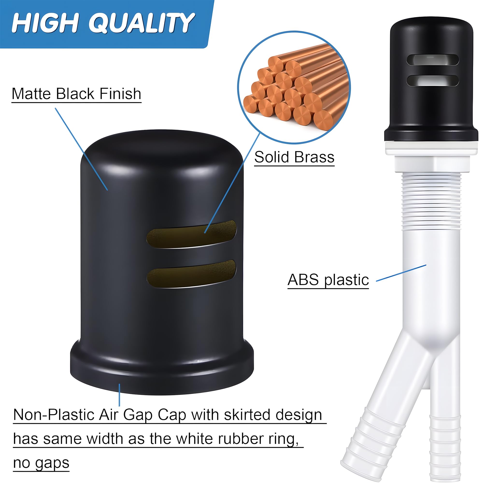 No Dishwasher Air Gap Installation