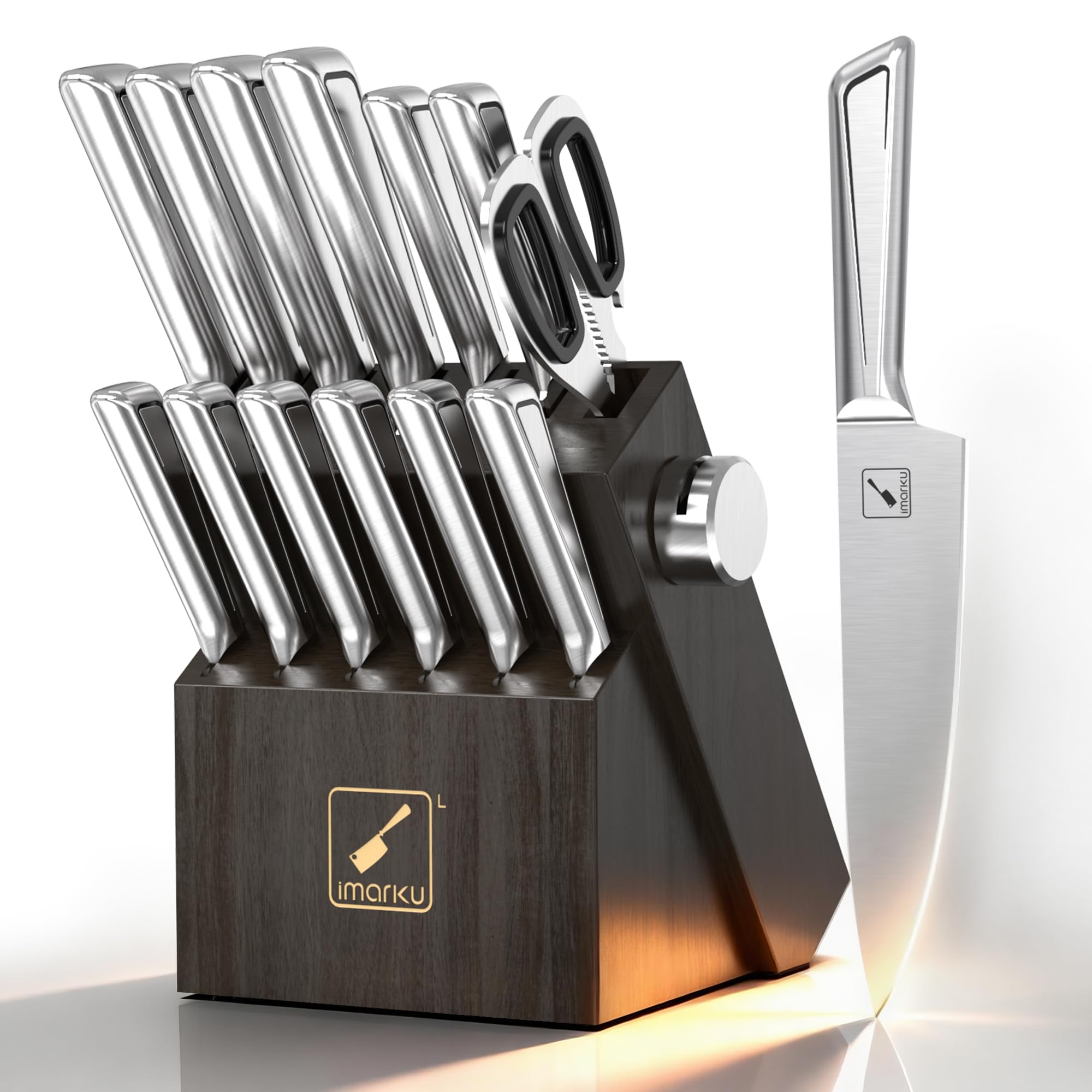 Snapklik.com : Imarku Knife Kitchen Sets, Japanese Stainless Steel 14 ...
