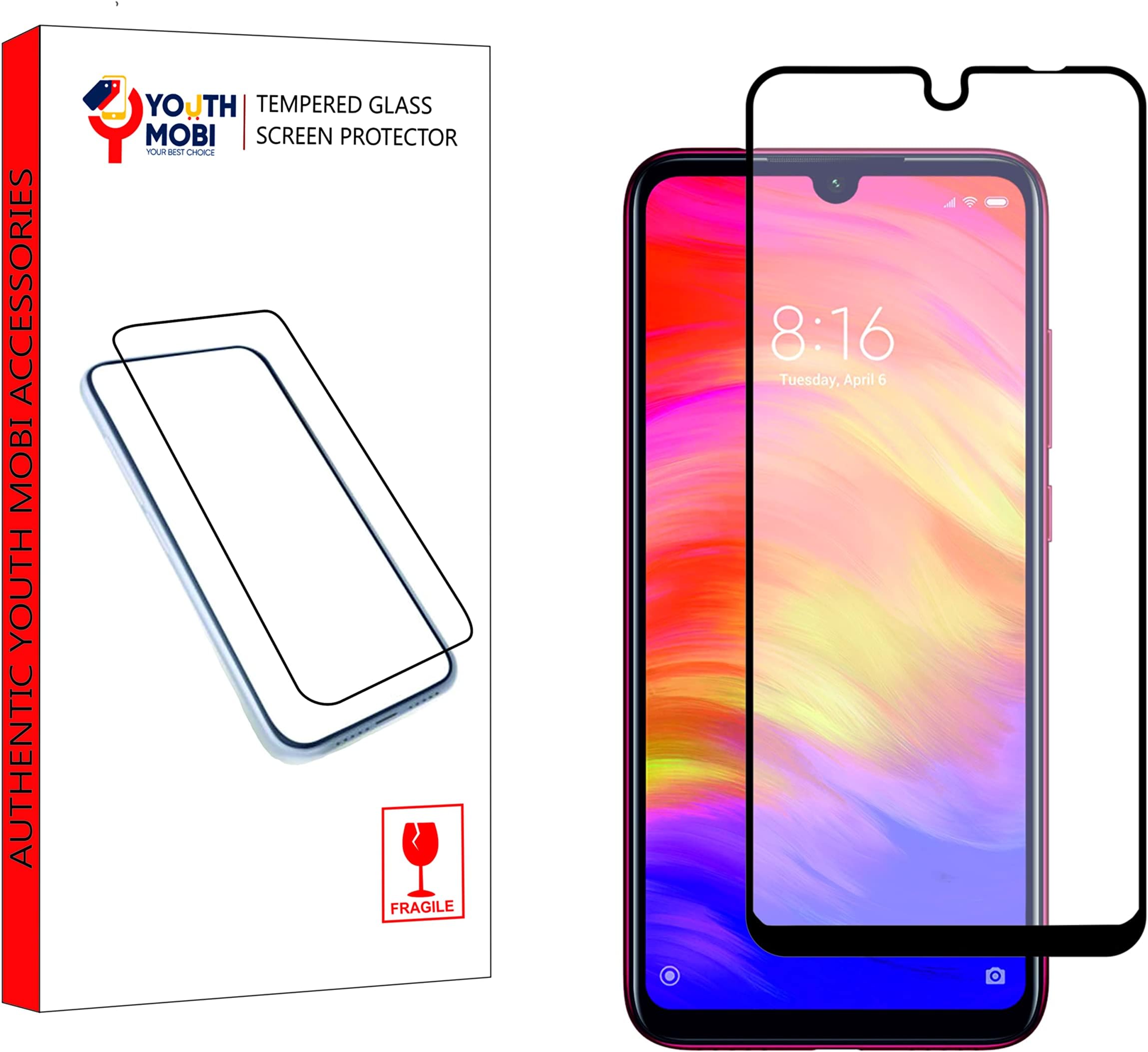 SupCares Tempered Glass for Redmi 8A Dual / 8A / Redmi 7/ Redmi Note 7 ...