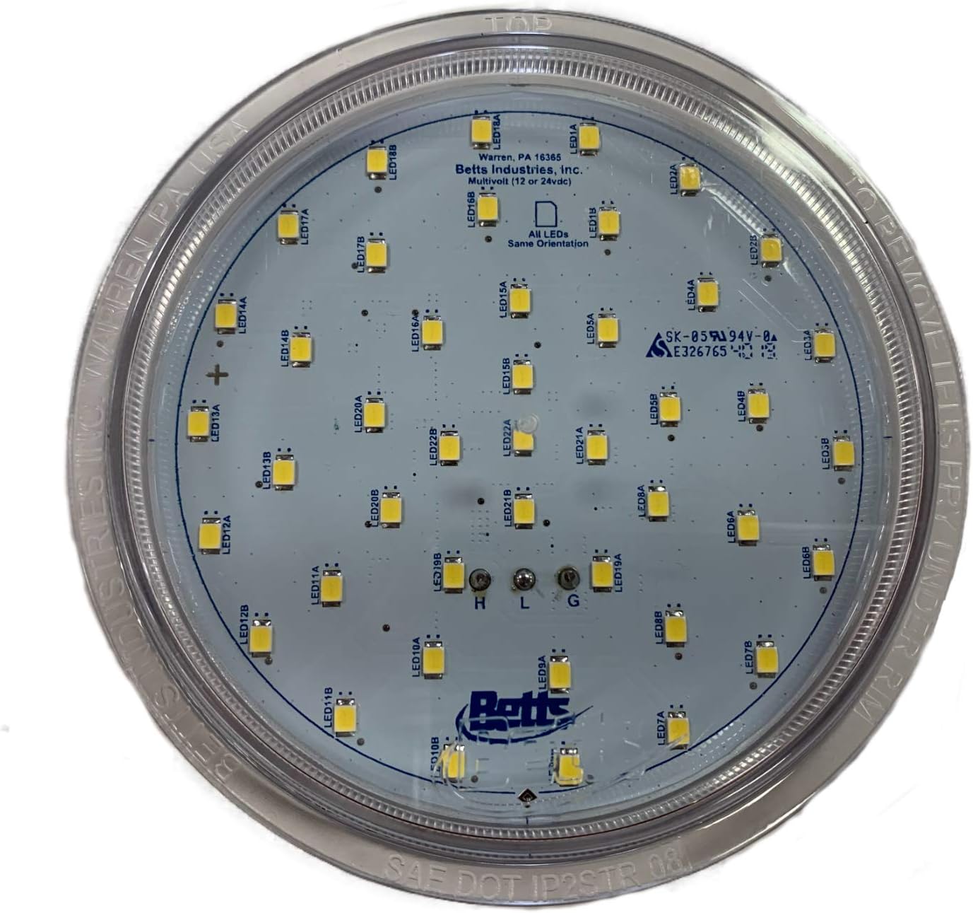 Amazon.com: Betts - 710037 - LED LENS ASMY BACKUP W/EYE - (Pack of 1 ...