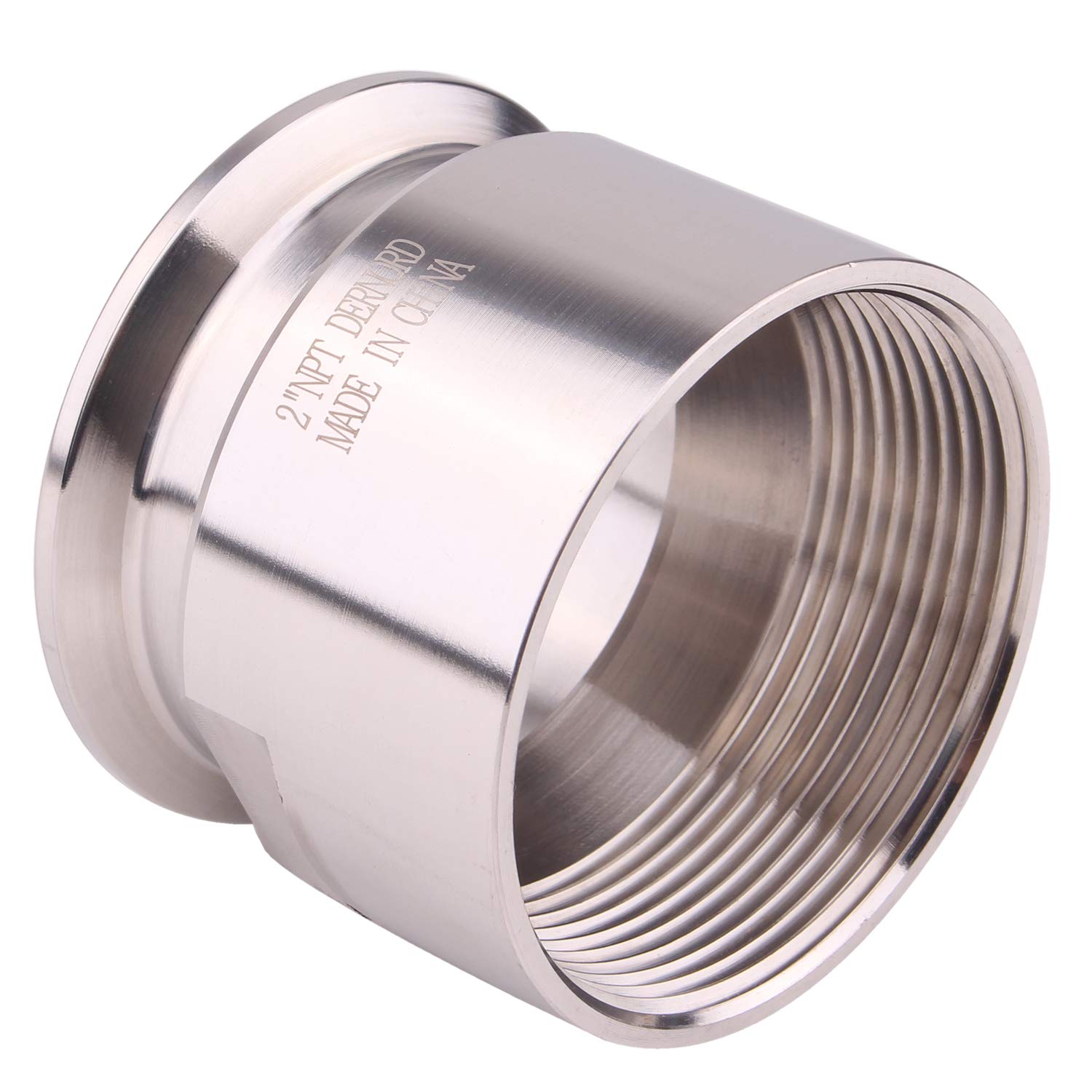 Snapklik.com : 2 Tri Clamp Adapter To 2 Inch FNPT Thread Ferrule ...