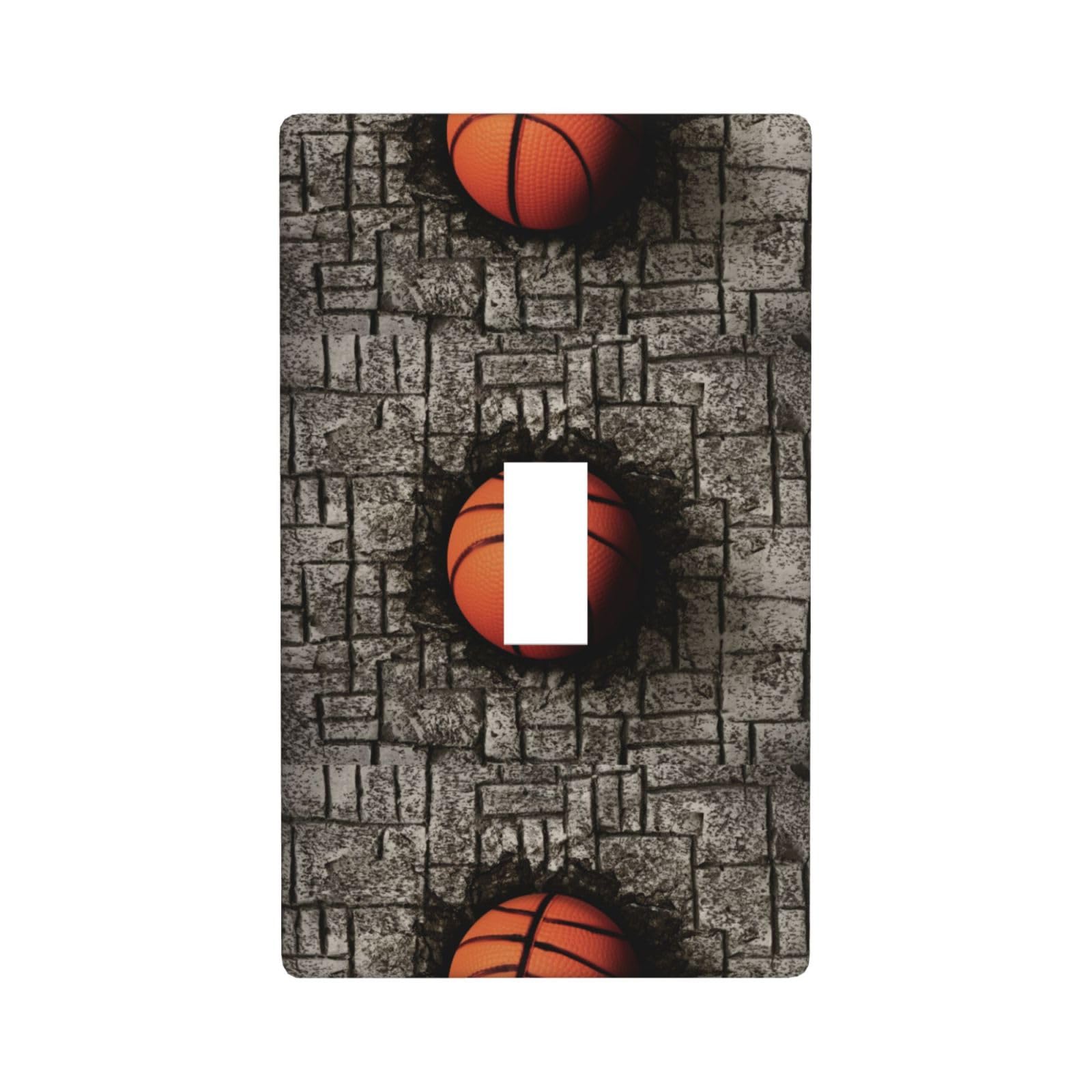 Basket Switch Plate Covers Basketball Switch Cover/Plate MMU2S By