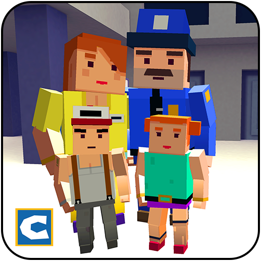 Blocky Police Dad Family: Criminals Chase Game - App on Amazon Appstore