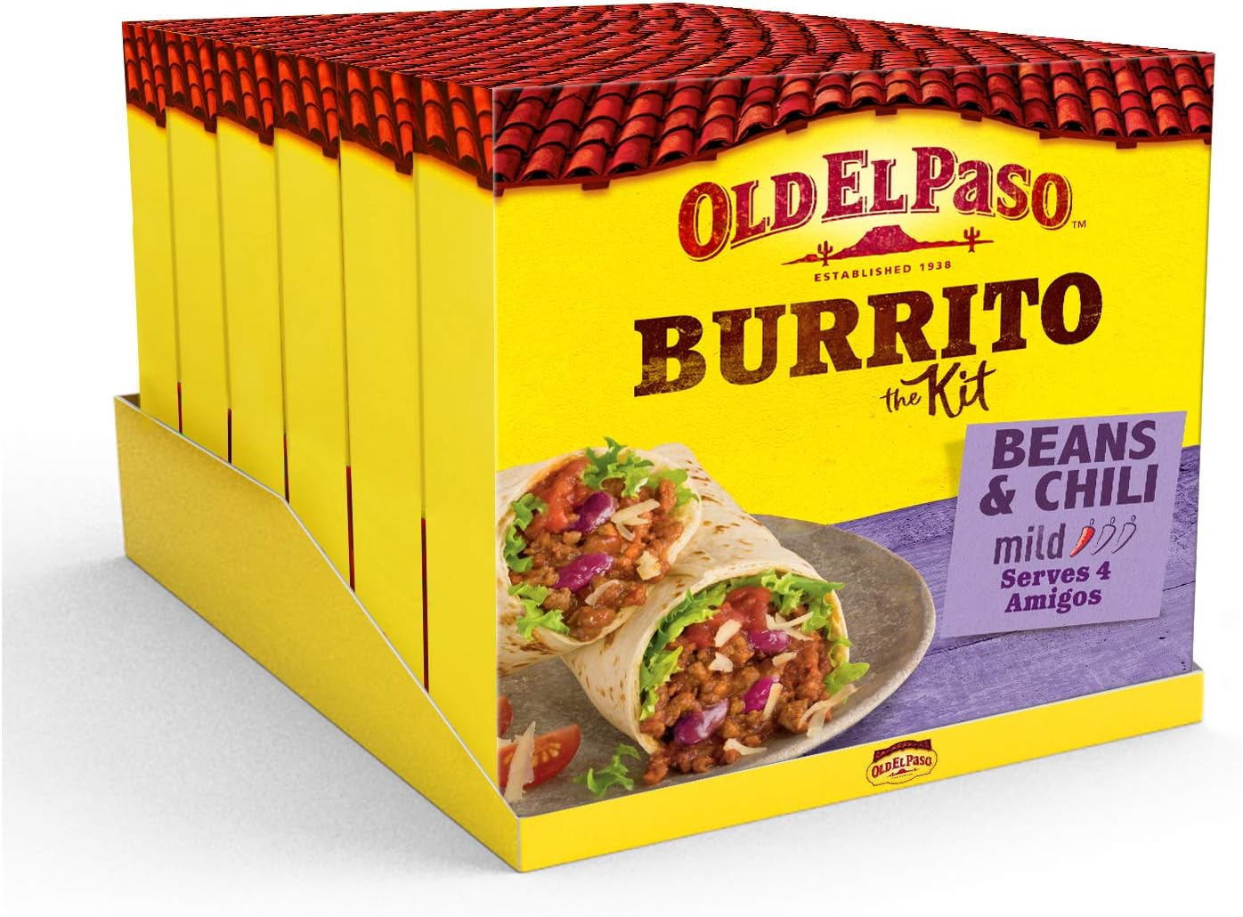 Old El Paso Beans and Chilli Burrito Kit 620 g (Pack of 6) : Amazon.co ...