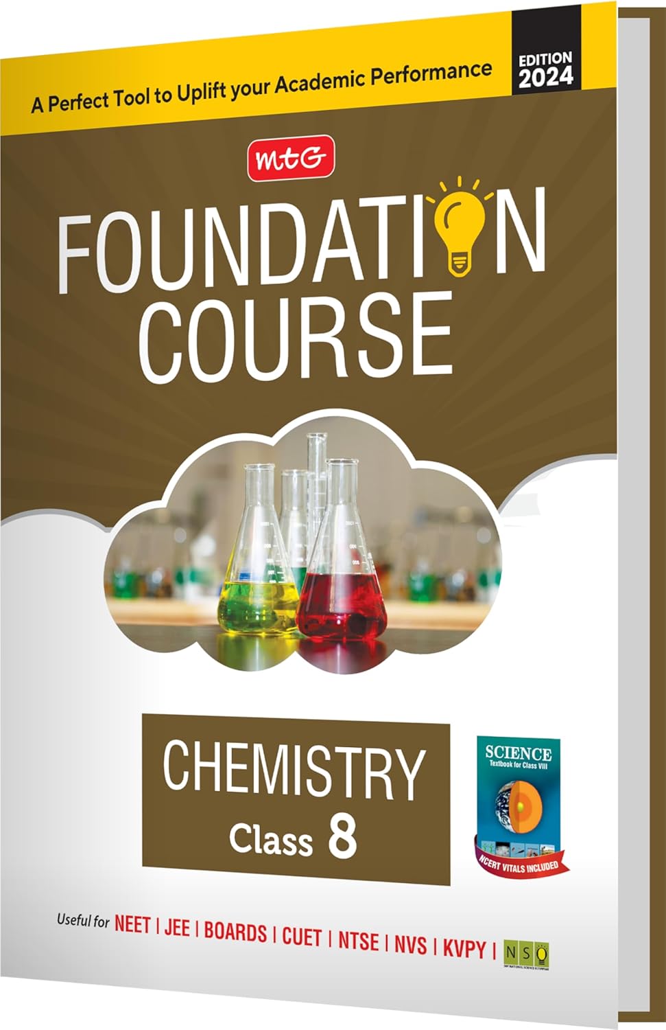 Buy MTG Foundation Course Class 8 Chemistry Book For IIT JEE, NEET, NSO ...