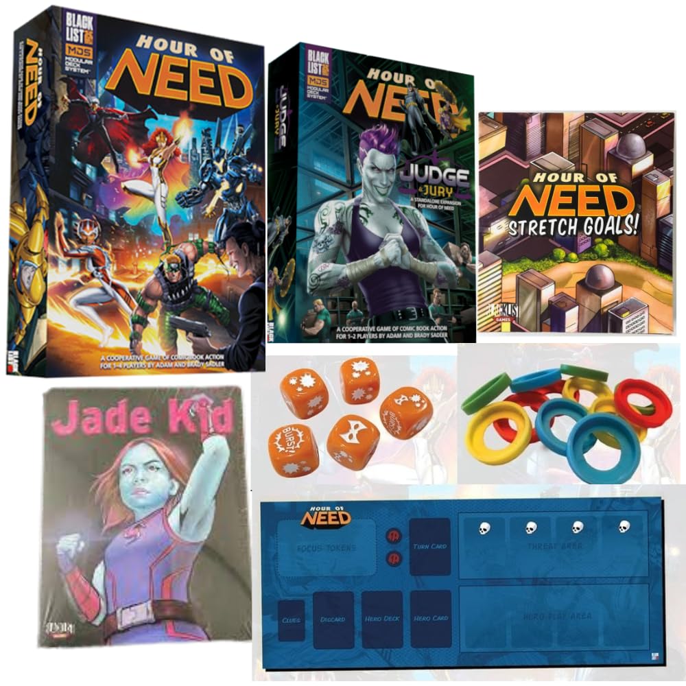 Amazon.com: Blacklist Games Hour of Need Board Game Bundle: Base Game, Judge & Jury Expansion ...