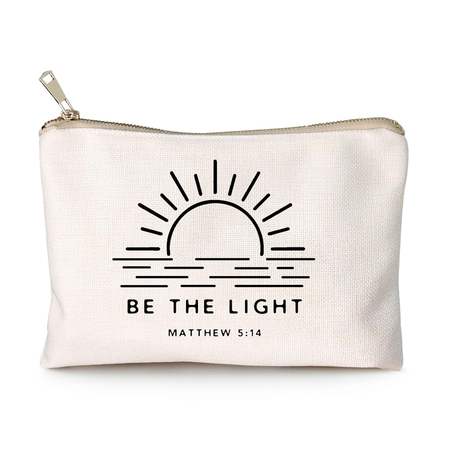 Amazon.com: Be The Light Matthew 5:14 Gift Makeup Case Believe Cosmetic ...