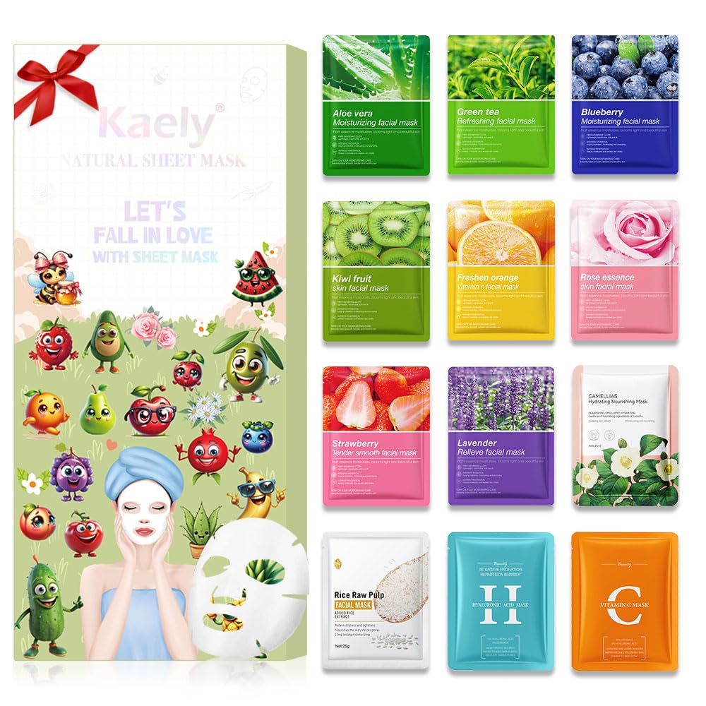 Amazon Kaely 12 Pack Natural Face Masks For Kids Kids Face Mask
