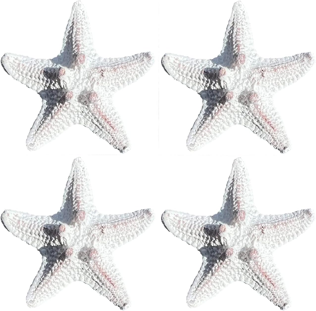 Top Brass Realistic Large Starfish Drawer Pulls/Cabinet Knobs (4 Knob Set) - Screws Included ...