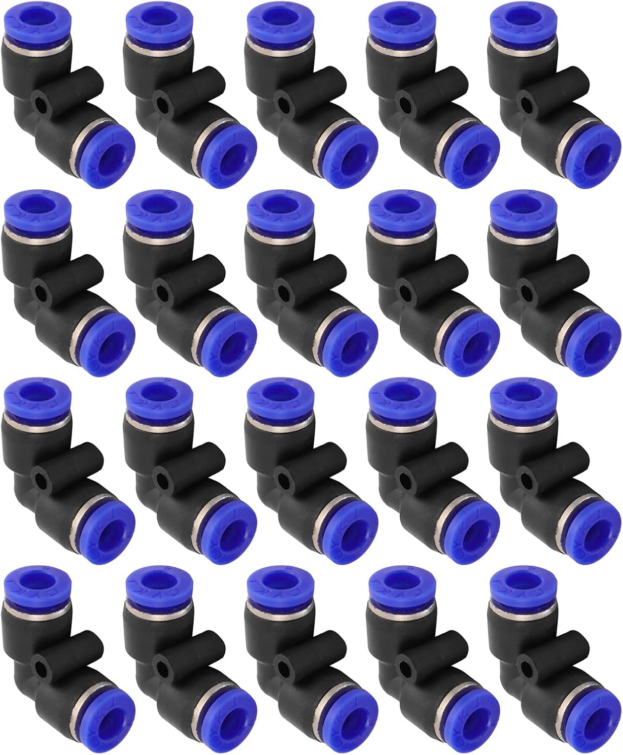 Amazon.com: M METERXITY 20 Pack L Type Connector, Push to Connect Air ...