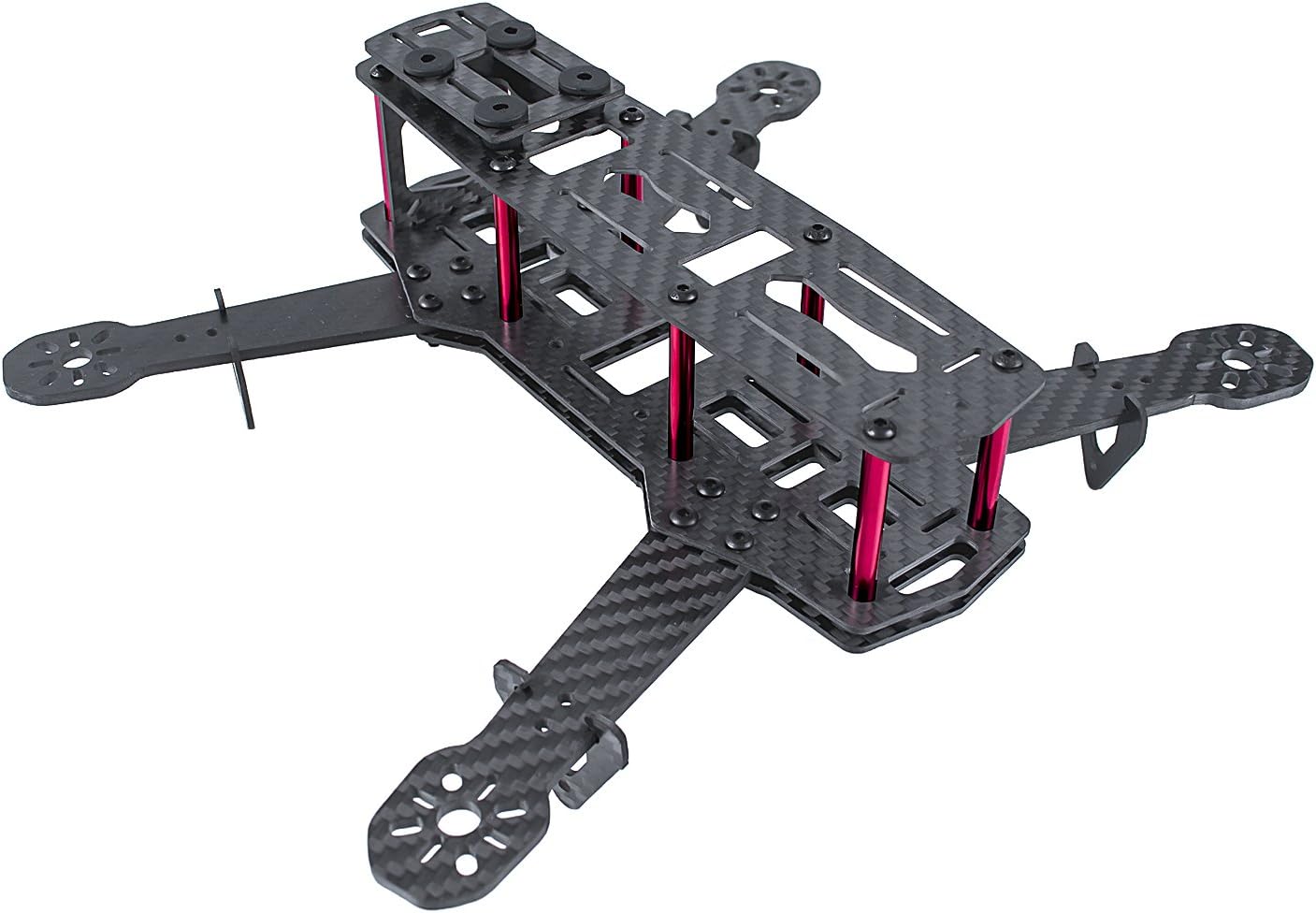 SunFounder 250mm Full Carbon Fiber FPV Mini Race Quadcopter Drone Frame ...