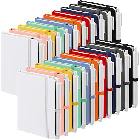 Amazon.com : Qeeenar 20 Pcs Pocket Mini Notebooks for Work Cute Small ...