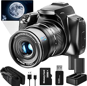 Amazon.com : G-Anica Digital Camera, 64MP&40 X Zoom Cameras for ...