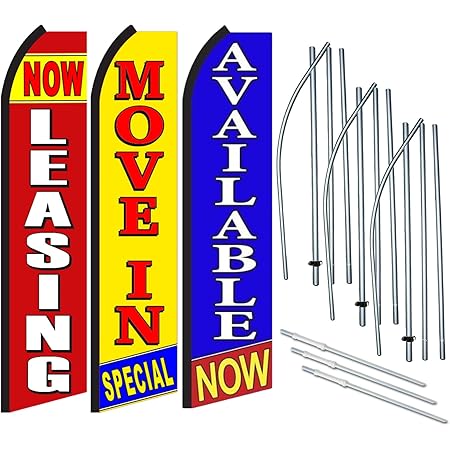 Amazon.com: Now Leasing/Move in Special/Available - 3 Pack of Swooper ...