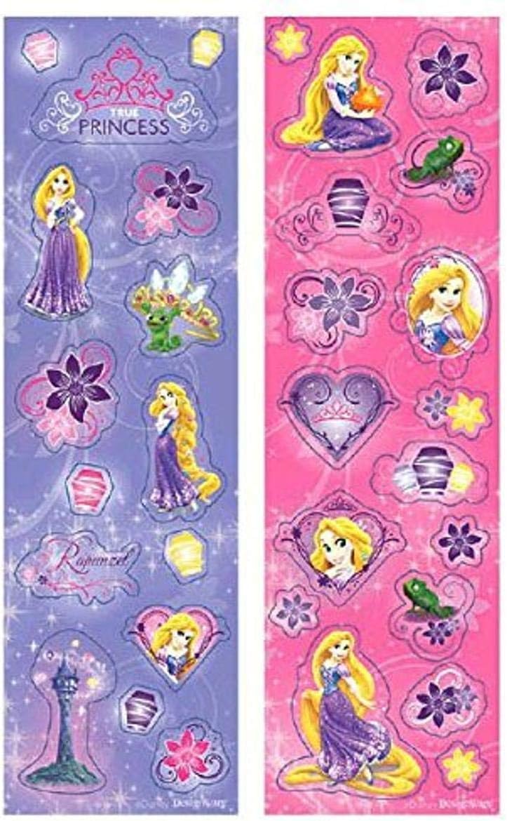 Amazon.com: Disney© Rapunzel Sticker | Party Favor | Pack of 8 : Toys ...