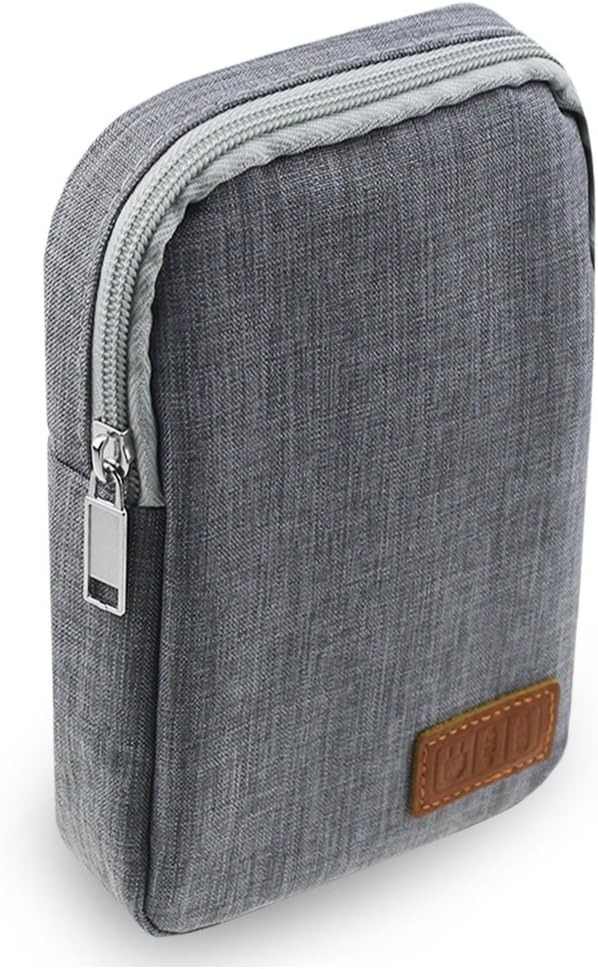 Amazon.com: 2 Pieces Small Zippered Pouch, Portable Electronics Soft ...