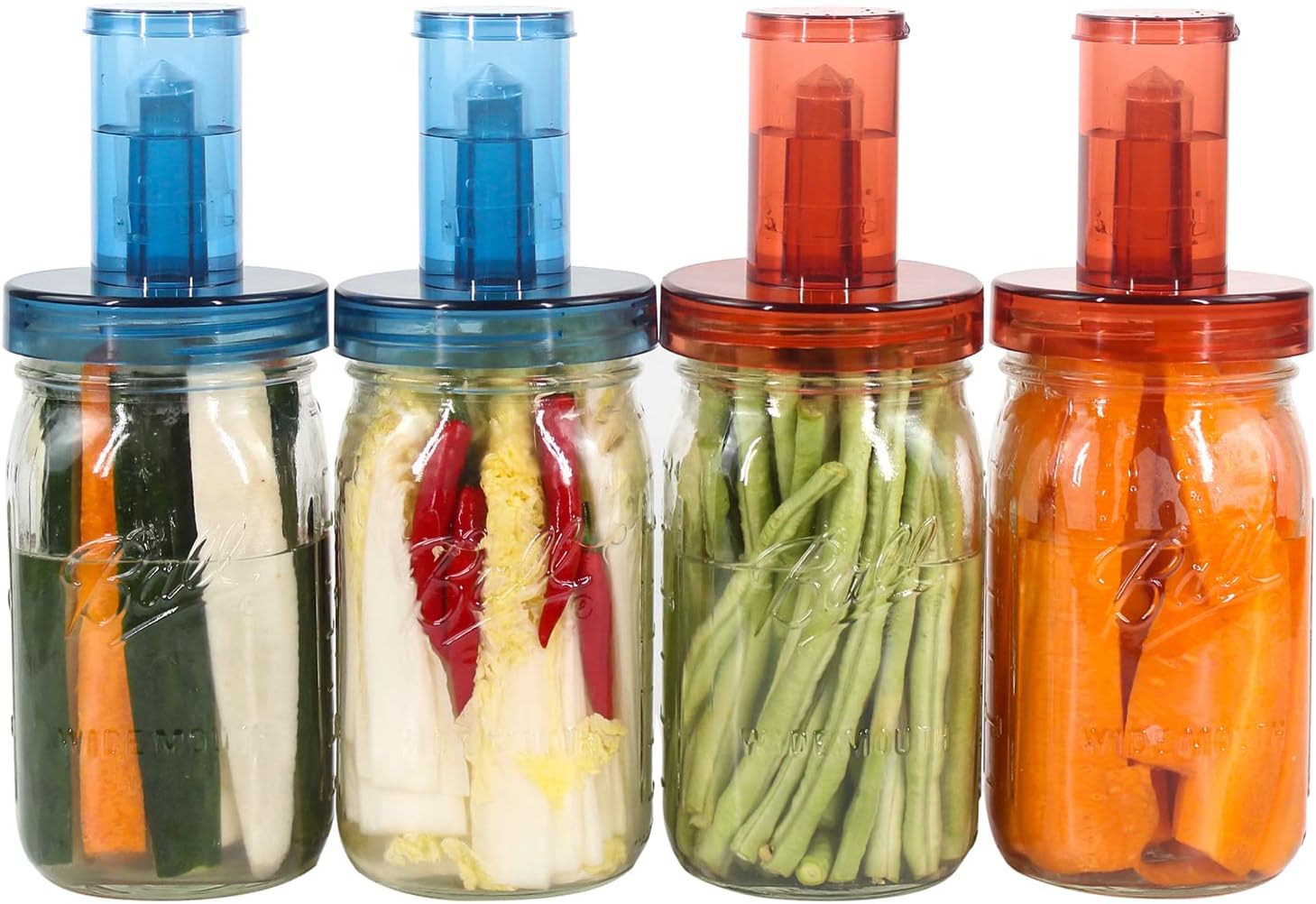 Amazon.com: KLOWOAH Fermentation Kit for Wide Mouth Mason Jars ...