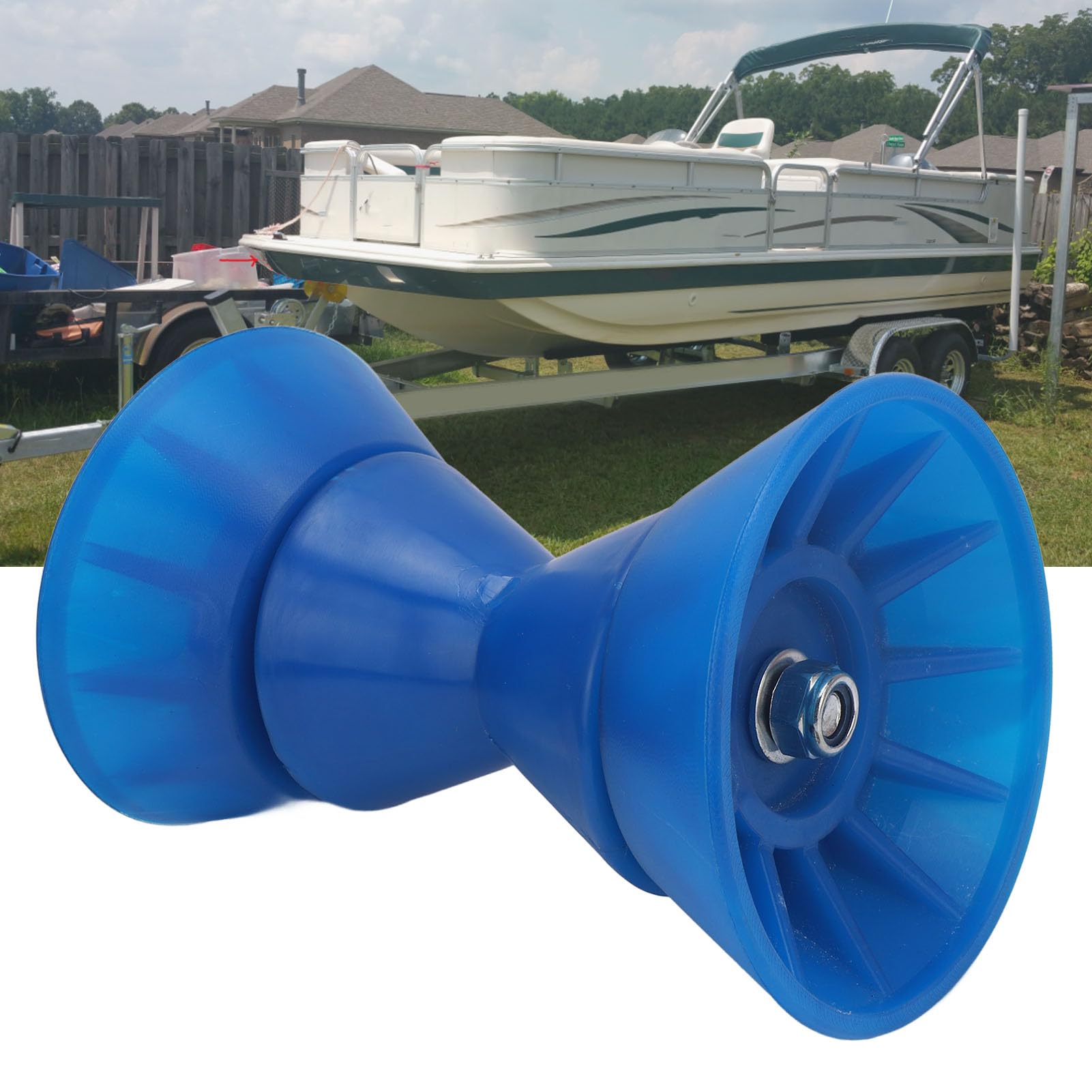Trailer Bell Roller Wonwopn 4 Inch Assembly - Polyurethane Bow Stop ...